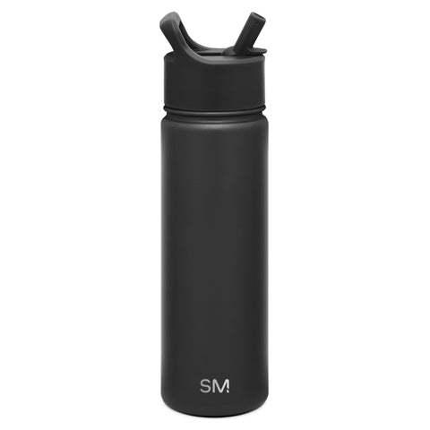 Summit Water Bottle - 20oz - Midnight Black – Simple Modern Custom