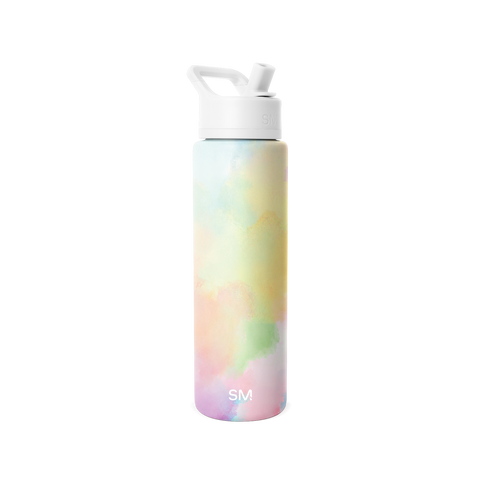 Summit Water Bottle 2.0 - 30oz - Cotton Candy Tie Dye – Simple Modern ...